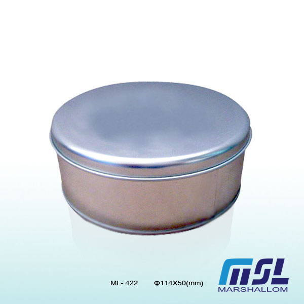 Round tin with a gong base_Marshallom Metal Manufacture (Huizhou) Co., Ltd.